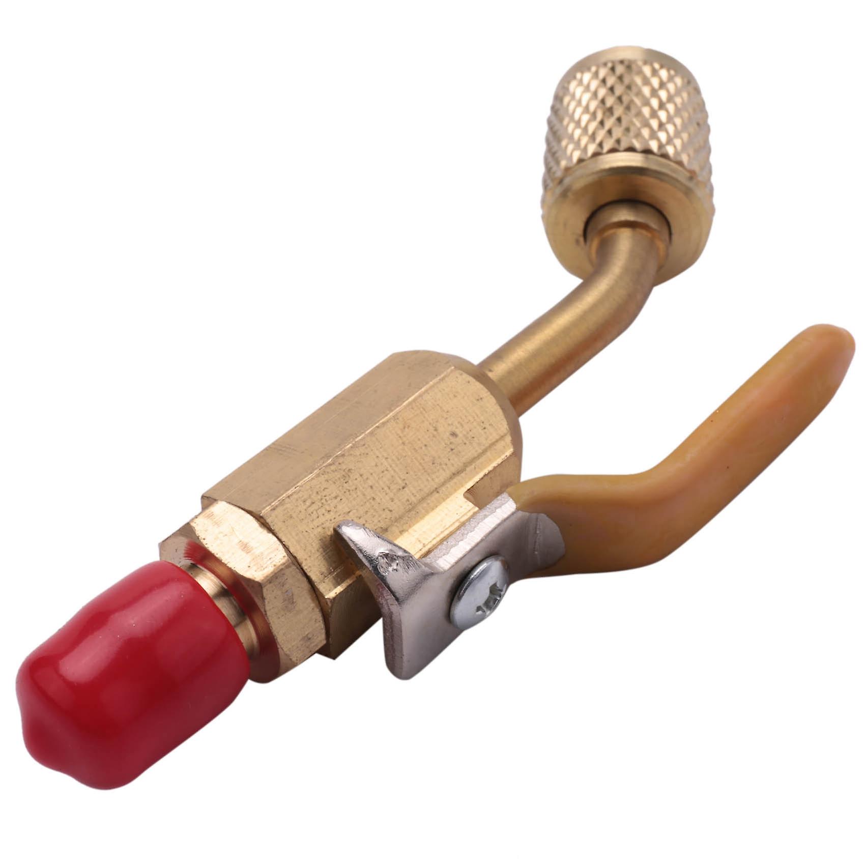 R410a R134a Brass Shut Valve For A/c Charging Hoses Hvac 1/4inch Ac ...