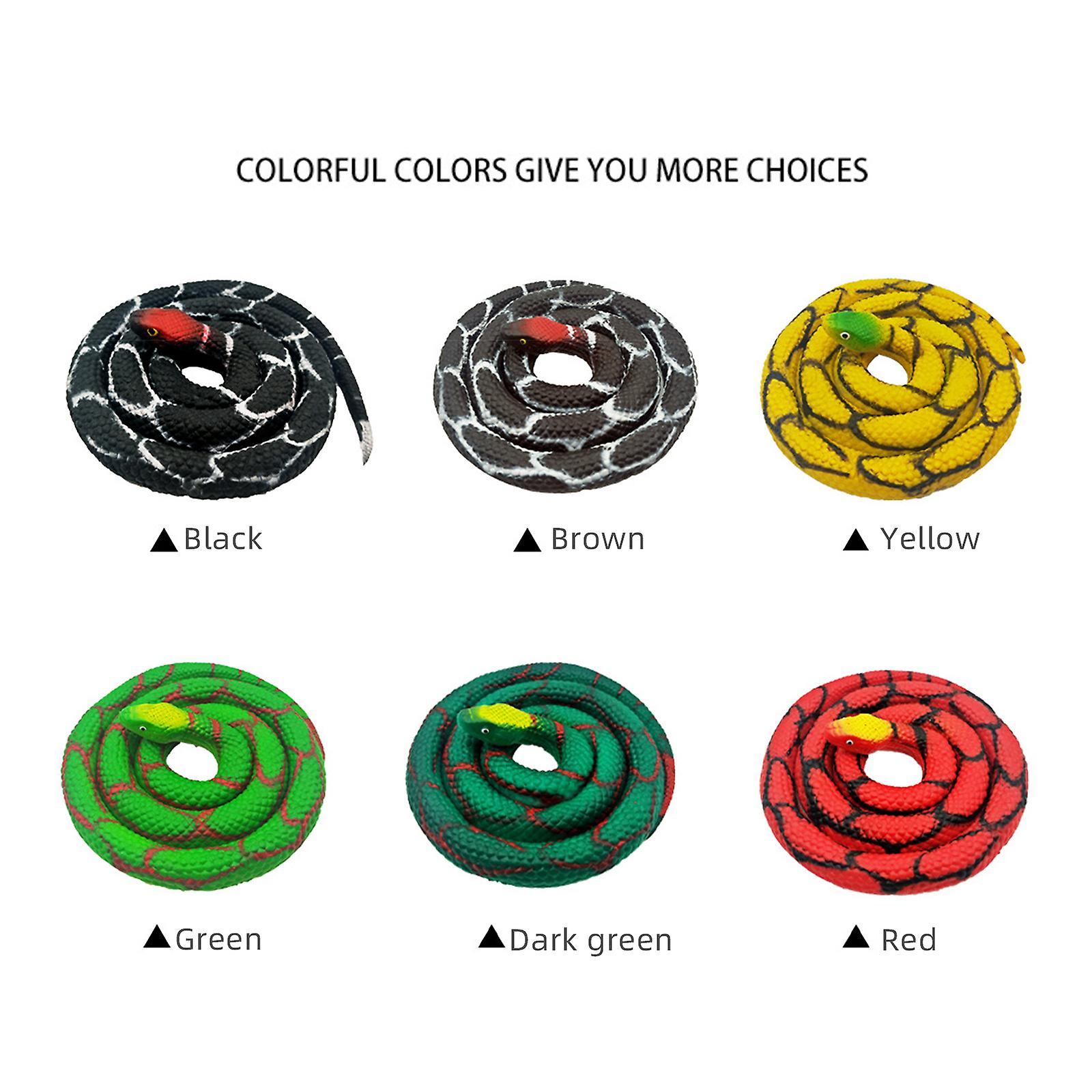 2023 Nieuwe Hot Realistic Fake Snakes Toy Soft Rubber Snake Figure ...