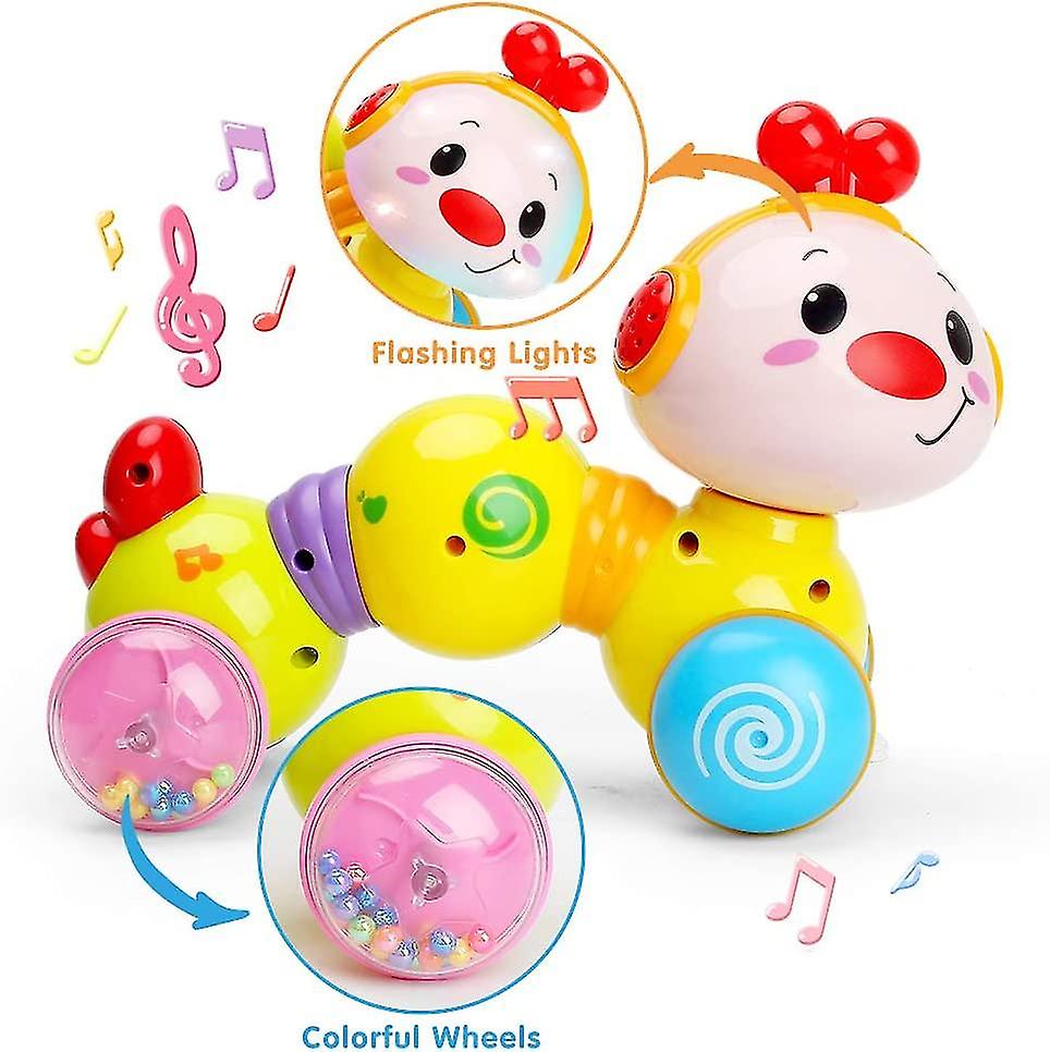 Crawling Bug Press Crawling Caterpillar Baby Learning To Walk Learning ...