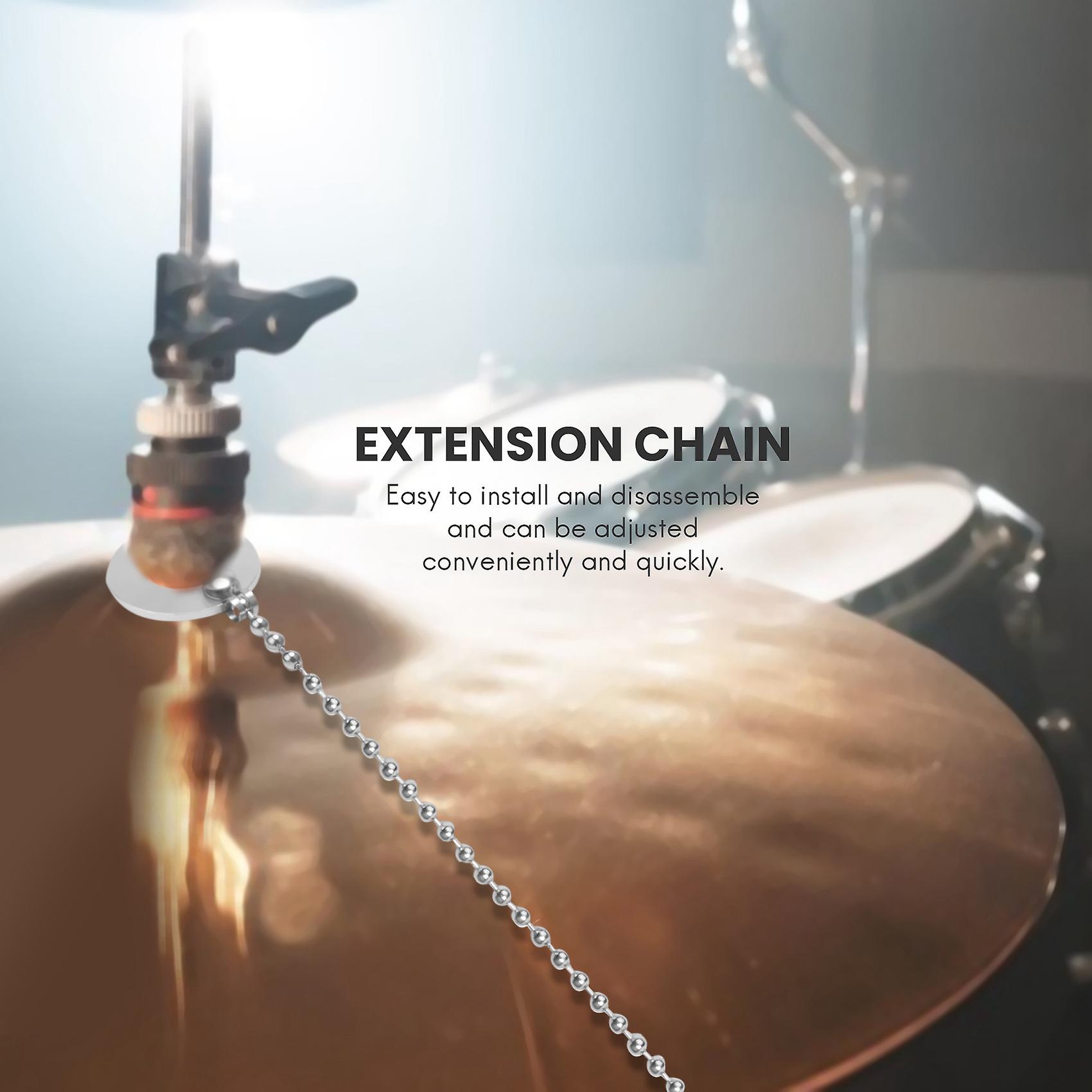 Zinc Alloy Cymbal Sizzler Extension Chain For Drum Jazz Set Used For ...