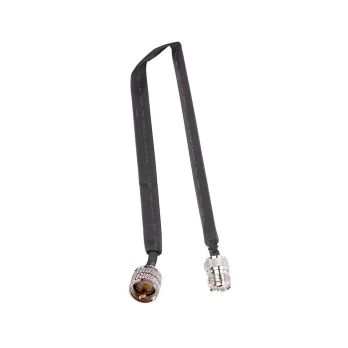 Window/Door Pass Through Flat RF Coaxial Cable SO239 UHF Female to UHF ...