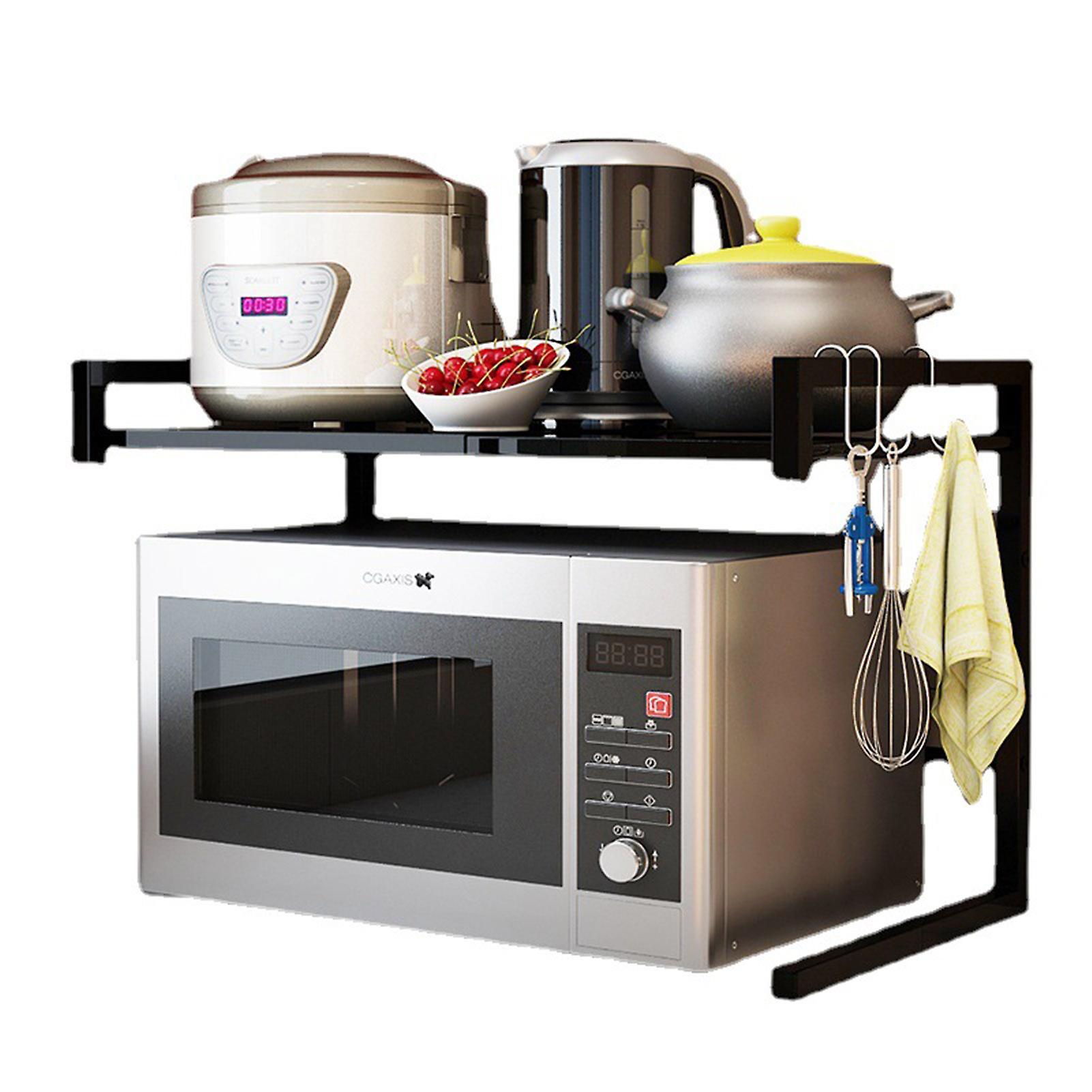 Adjustable Kitchen Counter Shelf Adjustable Microwave Rack Toaster ...