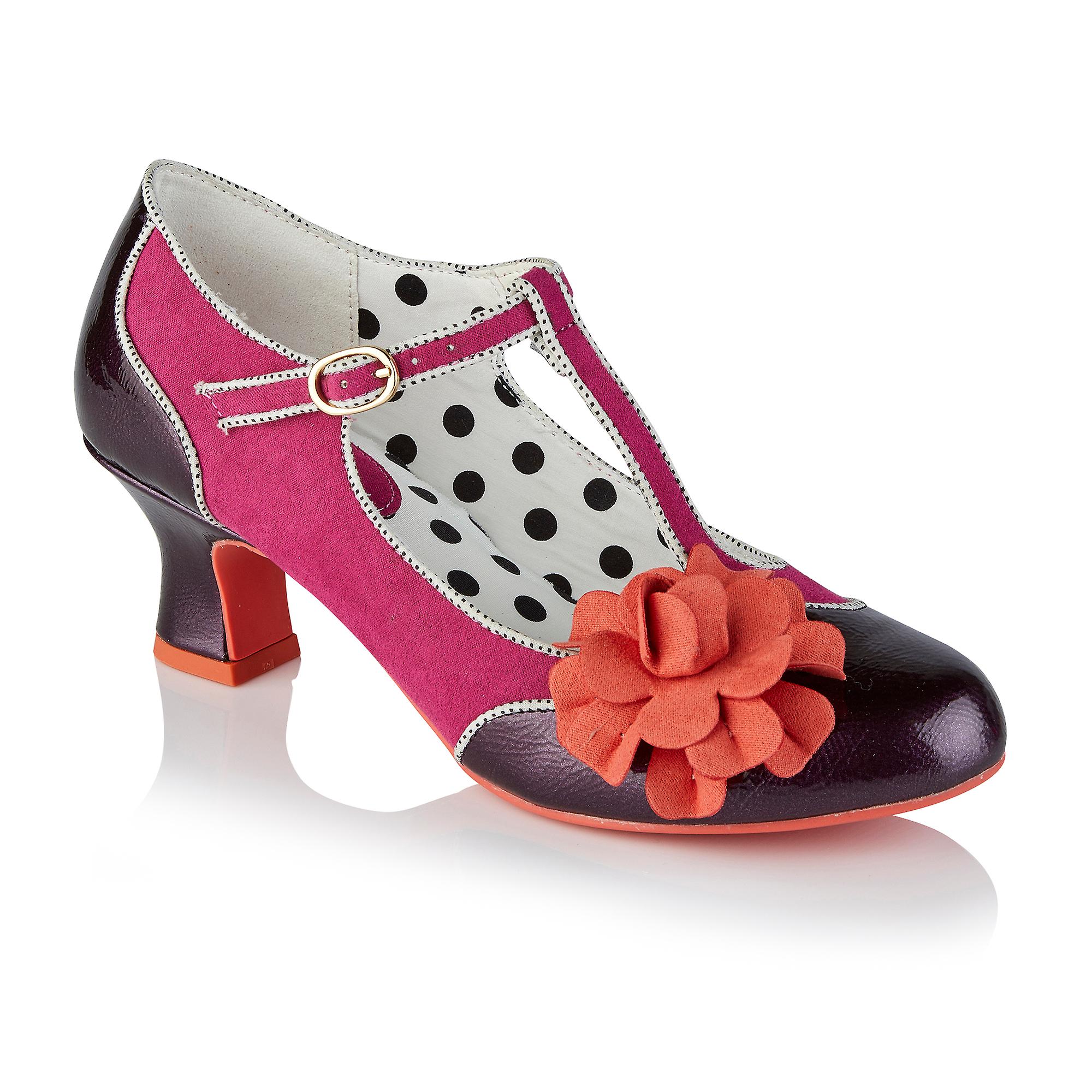 Ruby Shoo Women's Marcie Mid Heel T-Bar Shoes | Fruugo US