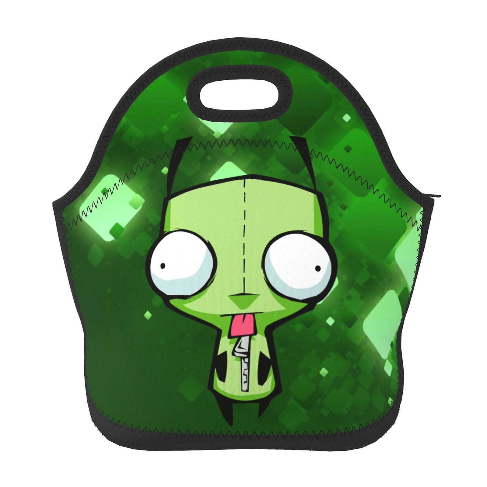 Alien Invader Zim Reusable Lunch Bag Portable Insulated Lunchbag Lunch ...
