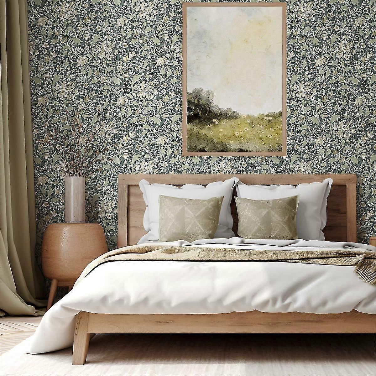 Marian Floral Wallpaper World of Wallpaper | Fruugo UK