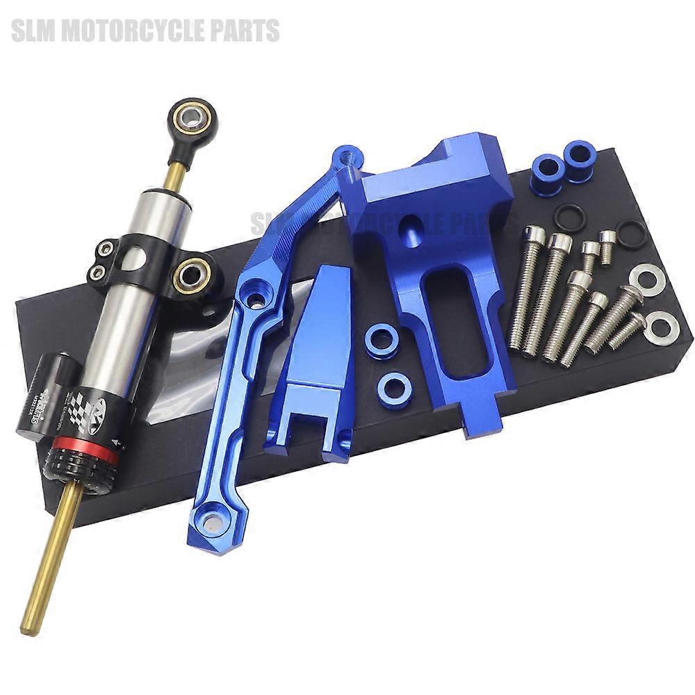 Motorcycle Stabilizer Steering Damper With Mounting Bracket Kit For ...