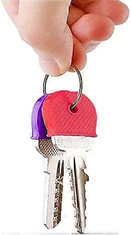 Key Caps, 24 Pieces Colourful Key Identification Rings Key Caps for Key ...