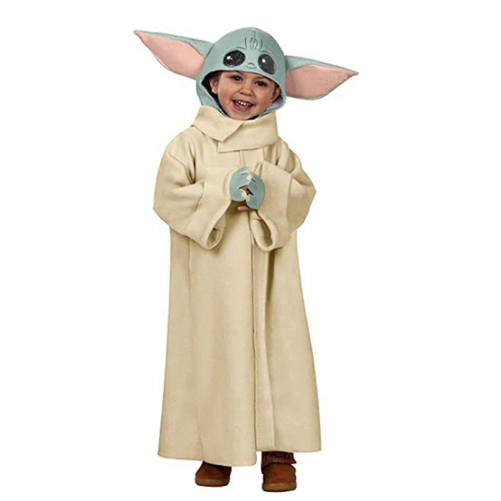 Hot Star Cosplay Wars The Mandalorian Baby Yoda Cosplay Costume Robe ...