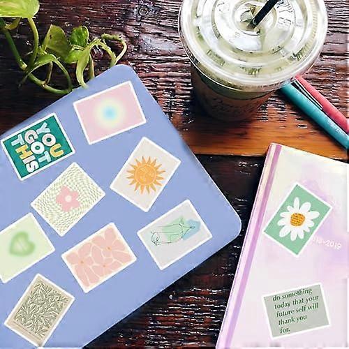 Motivational Aesthetic Stickers for Water Bottles, 50PCS Cute Preppy ...