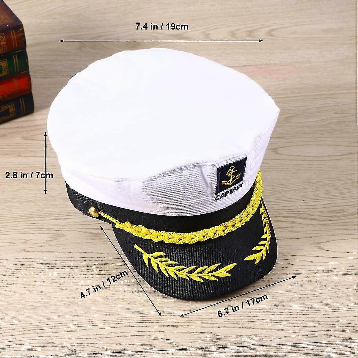 Hat Hugh Captains Men For Captain Sailor Sailors Captains Hats Costume ...