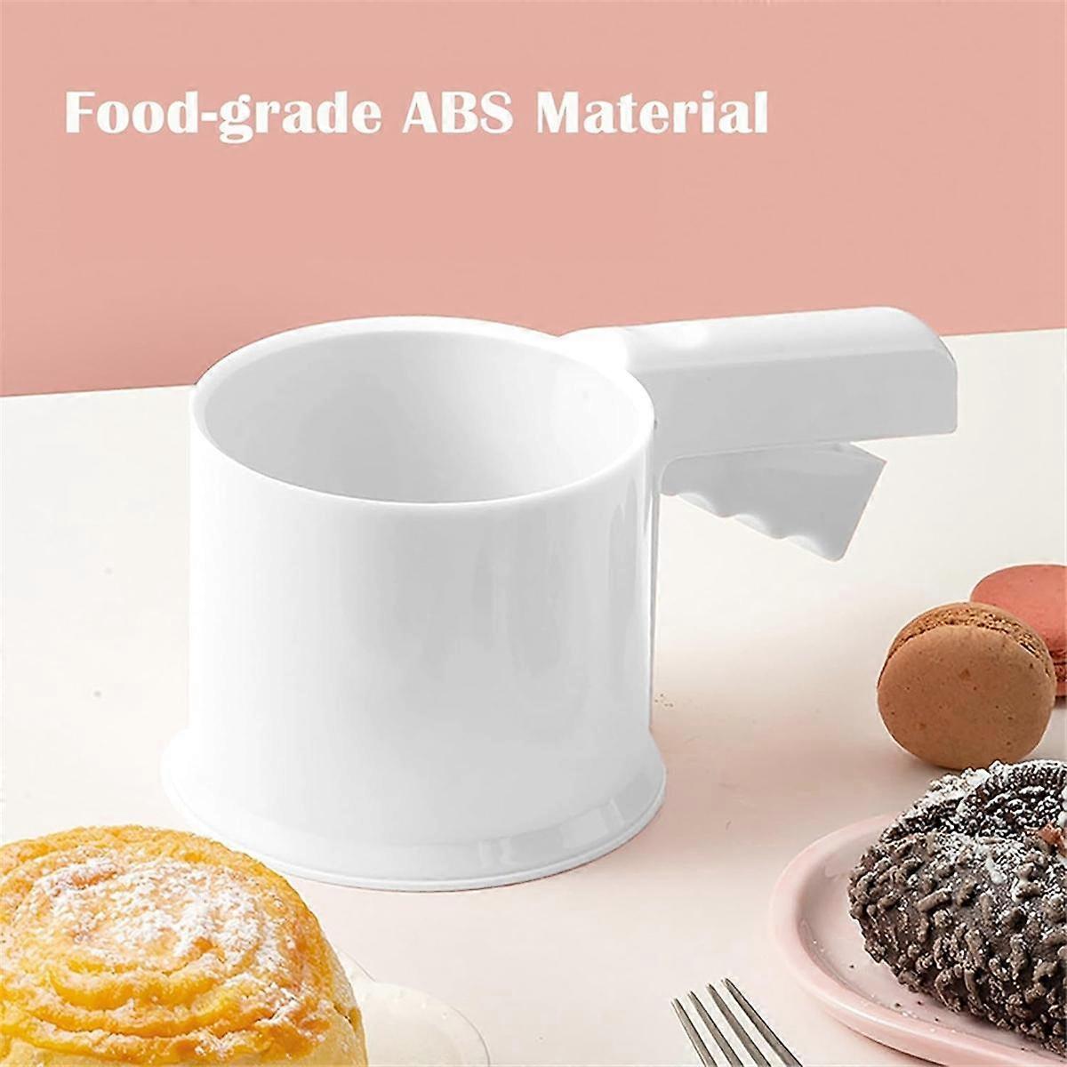 Fine Flour Sifter Powder Sugar Sifter, Premium Food-Grade ABS Fine ...
