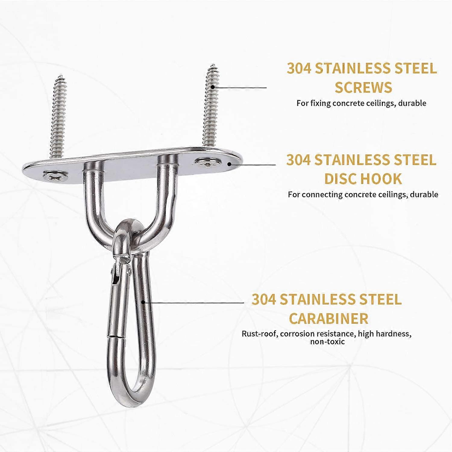 Ceiling Hook, Heavy Duty Ceiling Hook with SUS304 Stainless Steel ...
