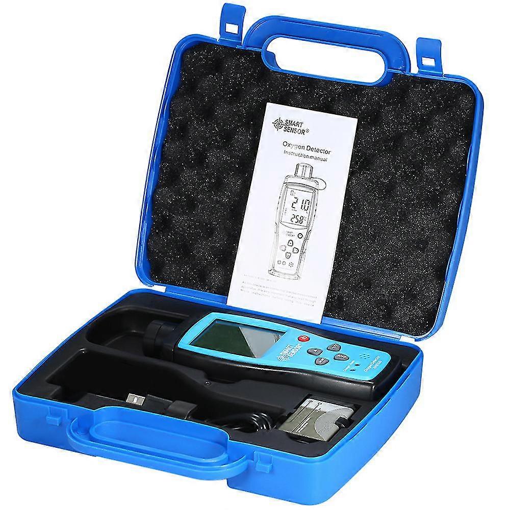 SMART SENSOR Oxygen Meter Digital Portable Automotive O2 Gas Tester ...