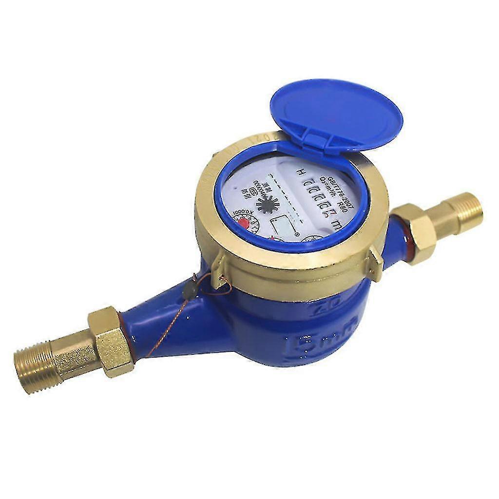 Garden Home Metal Cold Water Meter Single Water Flow Wet Table ...