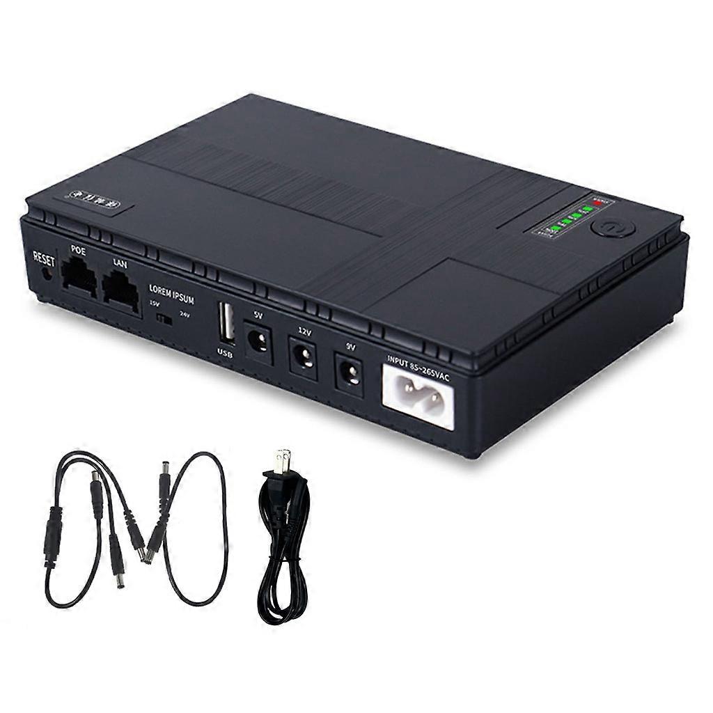 5V 9V 12V Mini UPS Battery Backup for WiFi,Router,Modems,Security ...