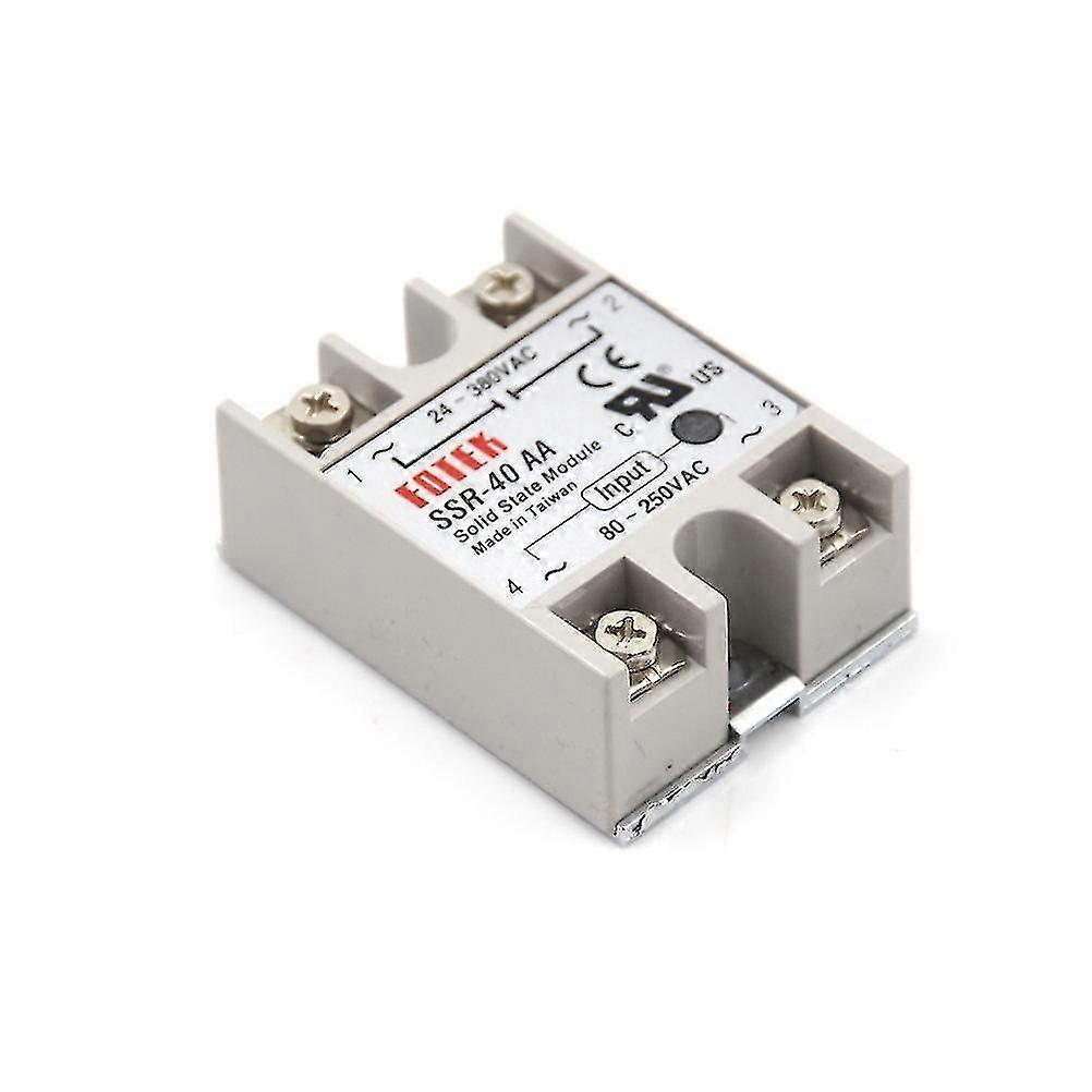 Solid State Relay Ssr-40aa-h 40a Actually 80-250v Ac To 90-480v Ac Ssr ...