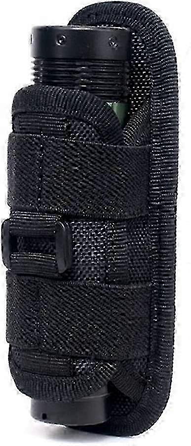 Flashlight Holster, Tactical Military Waterproof Nylon Flashlight Pouch ...