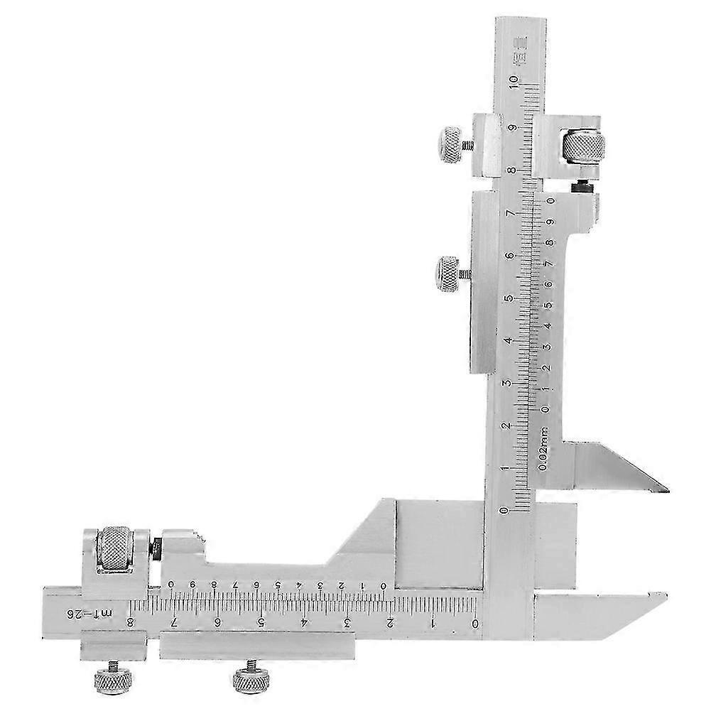 M1-26 Stainless Steel Gear Tooth Vernier Caliper Thickness Gauge ...
