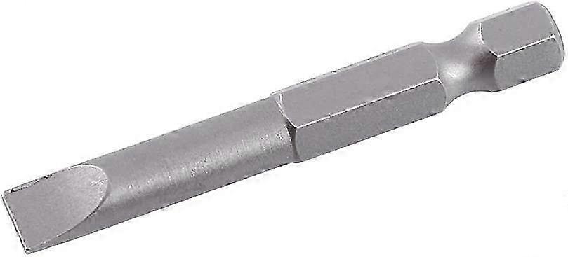 6pcs 50mm 2.0-6.0mm Flat Head Slotted Bit Screwdriver Bits Set S2 Alloy ...