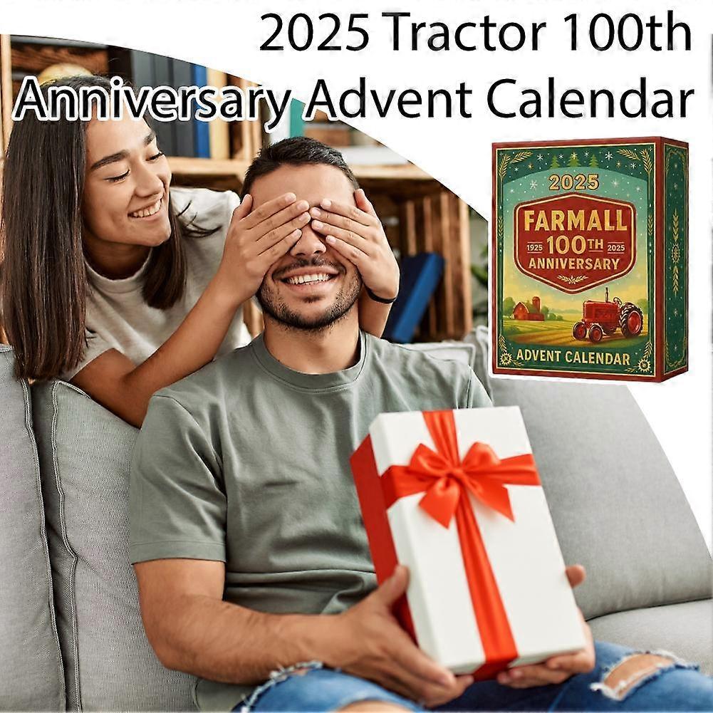 2025 Farmall 100th Anniversary Christmas Tree Decoration 2D Double ...