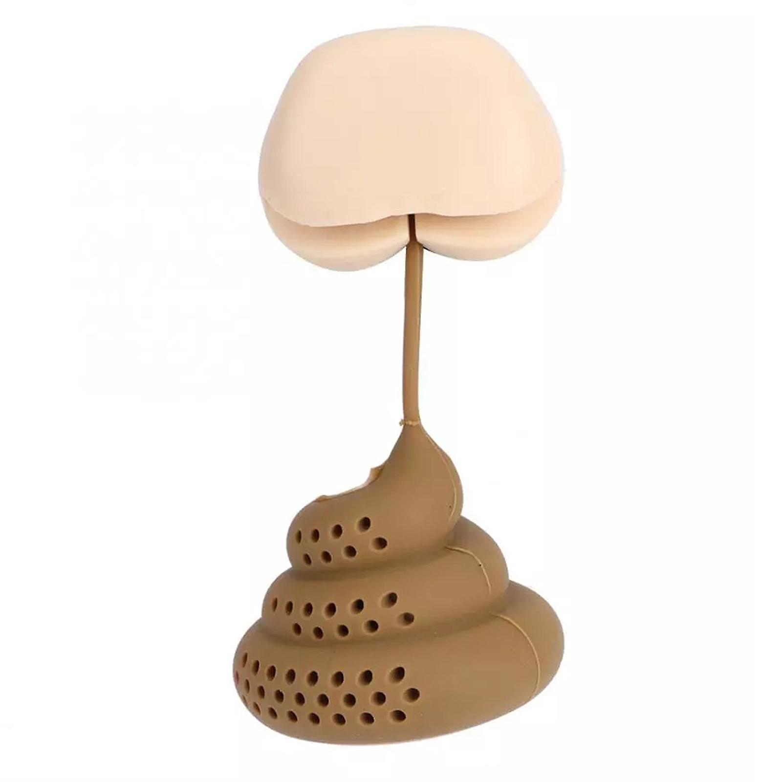 Funny Poop Shape Tea Strainer Silicone Herbal Spice Filter Tea Leaf ...