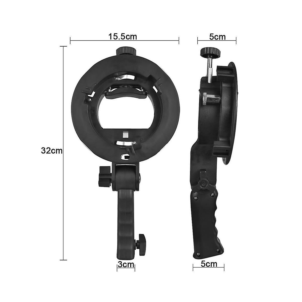 Type Bracket Bowens Mount for Flash Light Speedlite Snoot Softbox ...