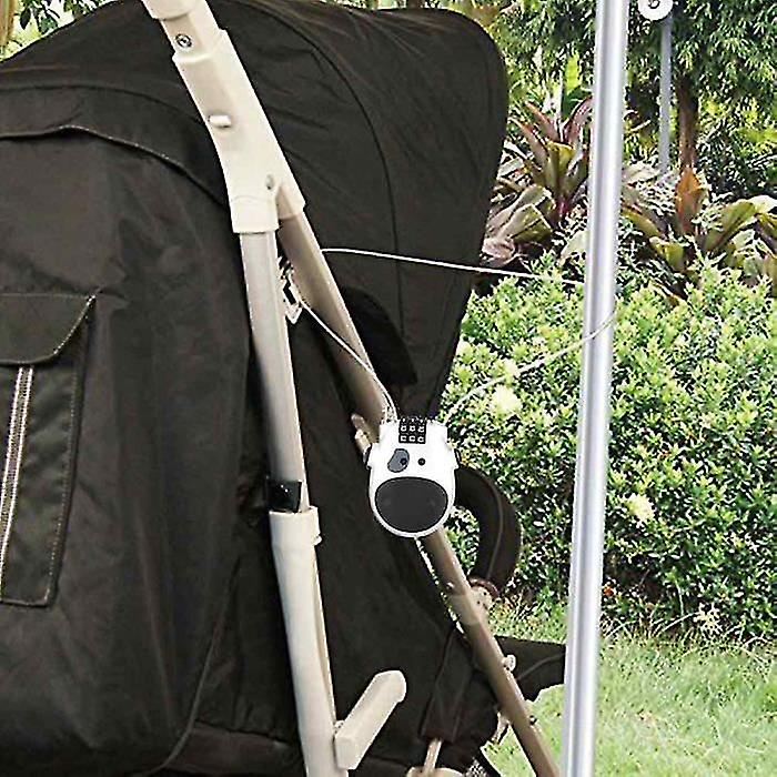 Baby Lock Stroller Pram Lock 3-digit Combination Code Safety Bicycle ...