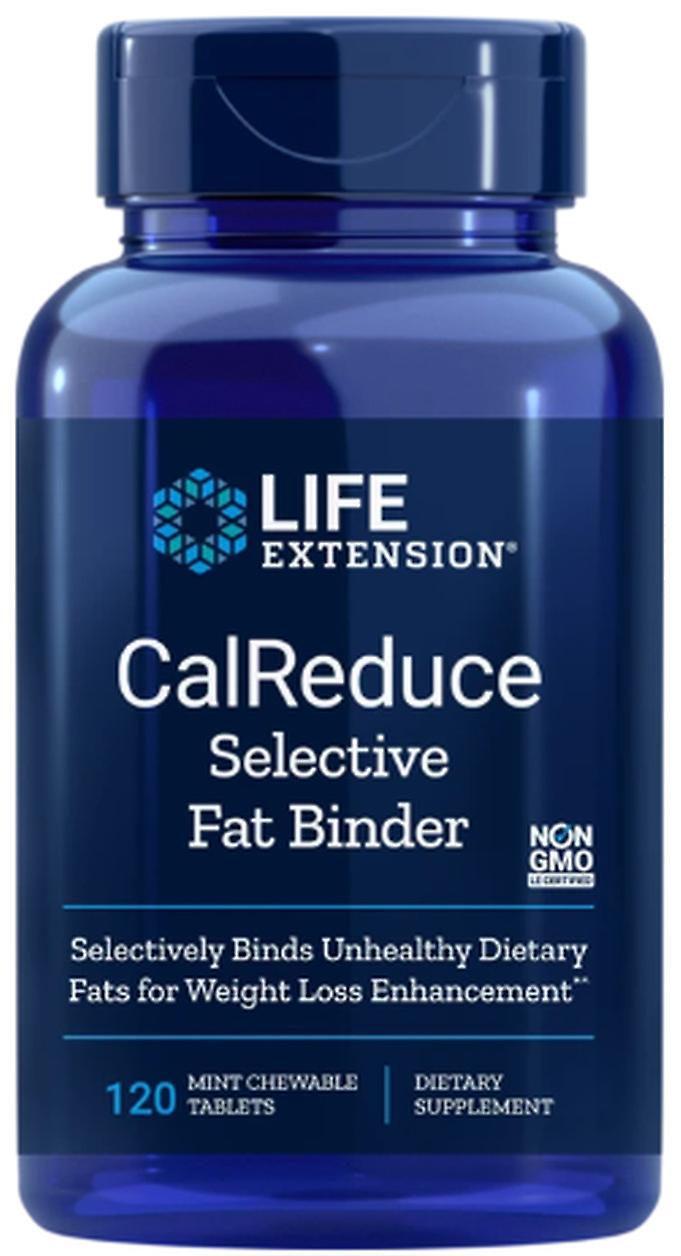 Life Extension CalReduce Selective Fat Binder Mint 120 Chewable Tablets ...
