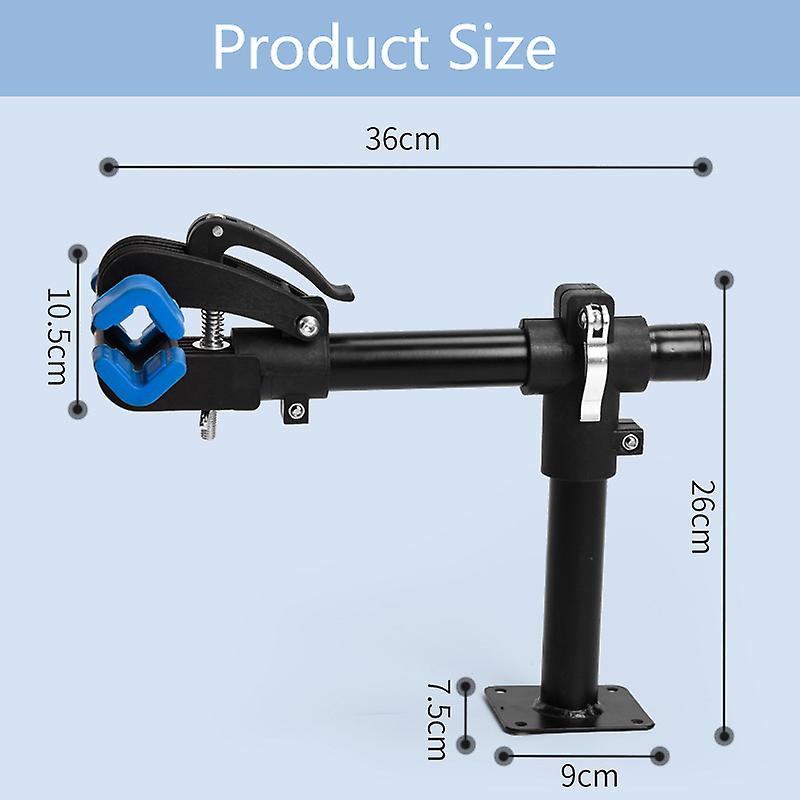 Adjustable Bike Repair Stand Wall Workbench Mount Bicycle Rack ...