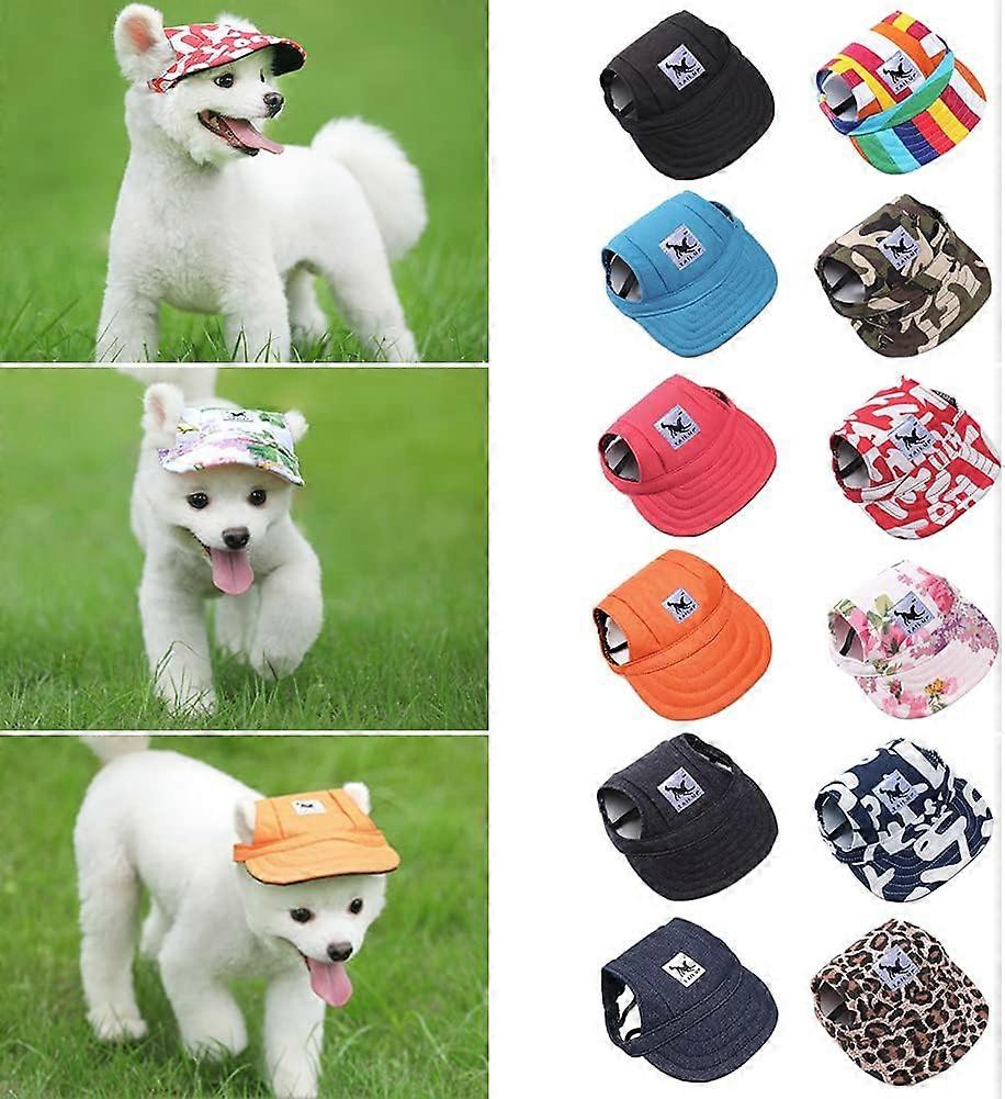 Dog Baseball Cap Adjustable Outdoor Sports Sun Protection Dog Hat with ...