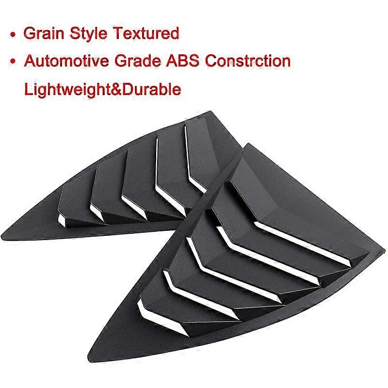 Side Vehicle Window Parts Window Scoop Louvers ABS Vehicle Window Parts ...