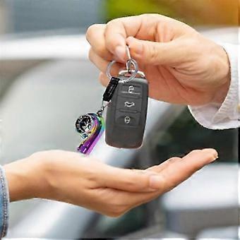 Car Turbo Spinner Keychain with Real Sound and LED Light Mini ...