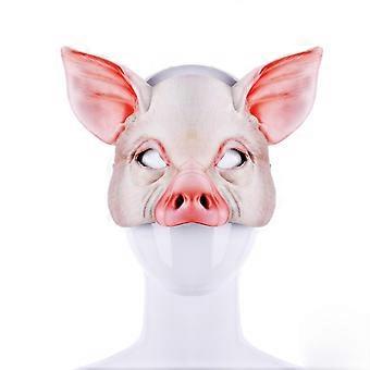 Carnival Party Masquerade Party Props Half Face Pig Face Animal Mask ...
