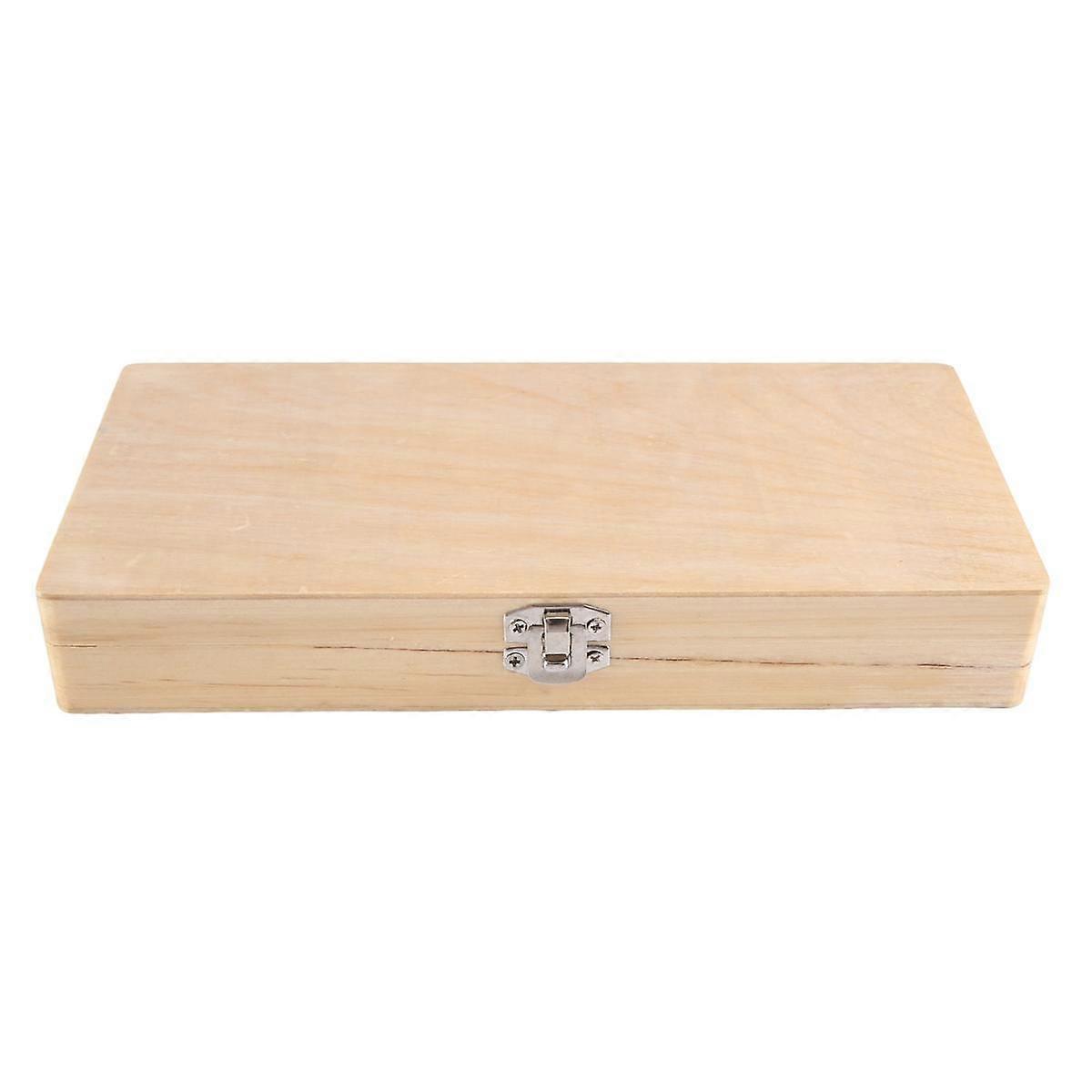 Wooden Slide Storage Box, Holds 50 Slides, Microscope Slide Box | Fruugo UK