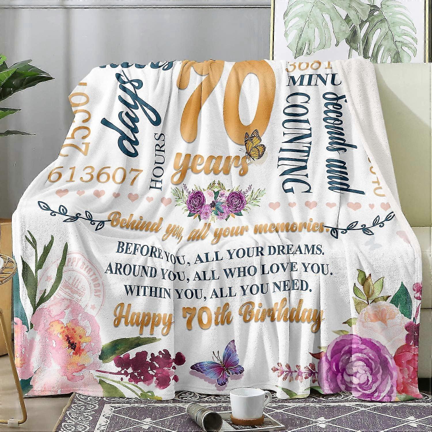 Prezenty na 70 urodziny Koc damski 50 * 60, Wszystkiego najlepszego z okazji 70 urodzin Pomysły ...