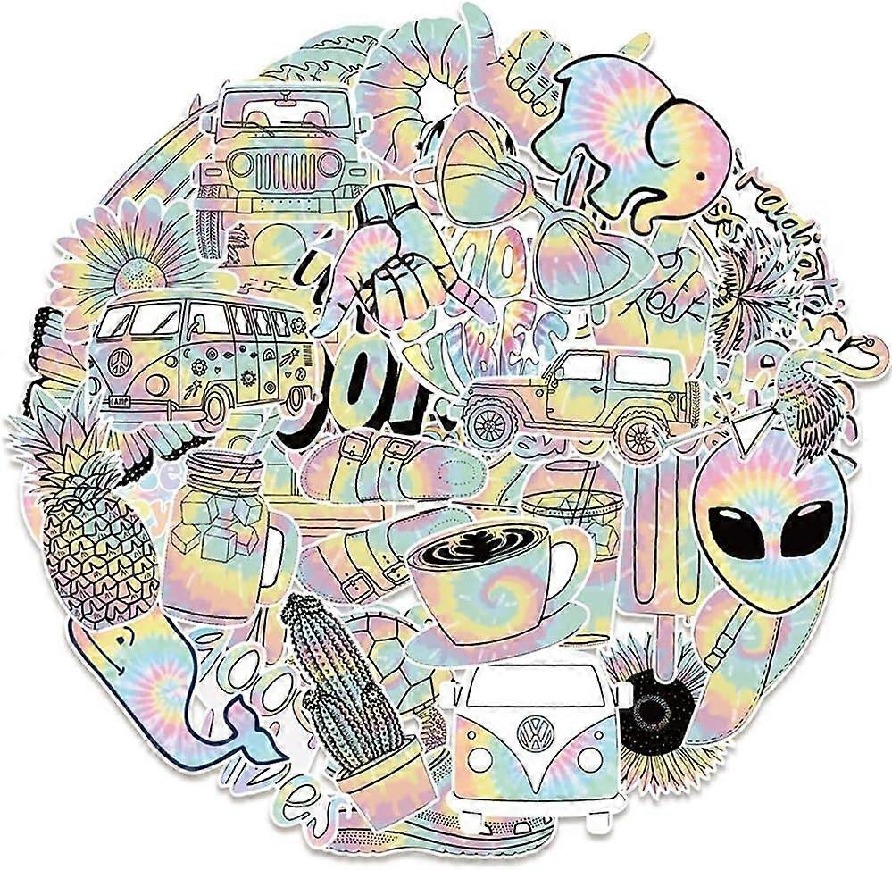 50PCS Vsco Gradient Stickers for Kids Teens Girls,Laptop Stickers ...