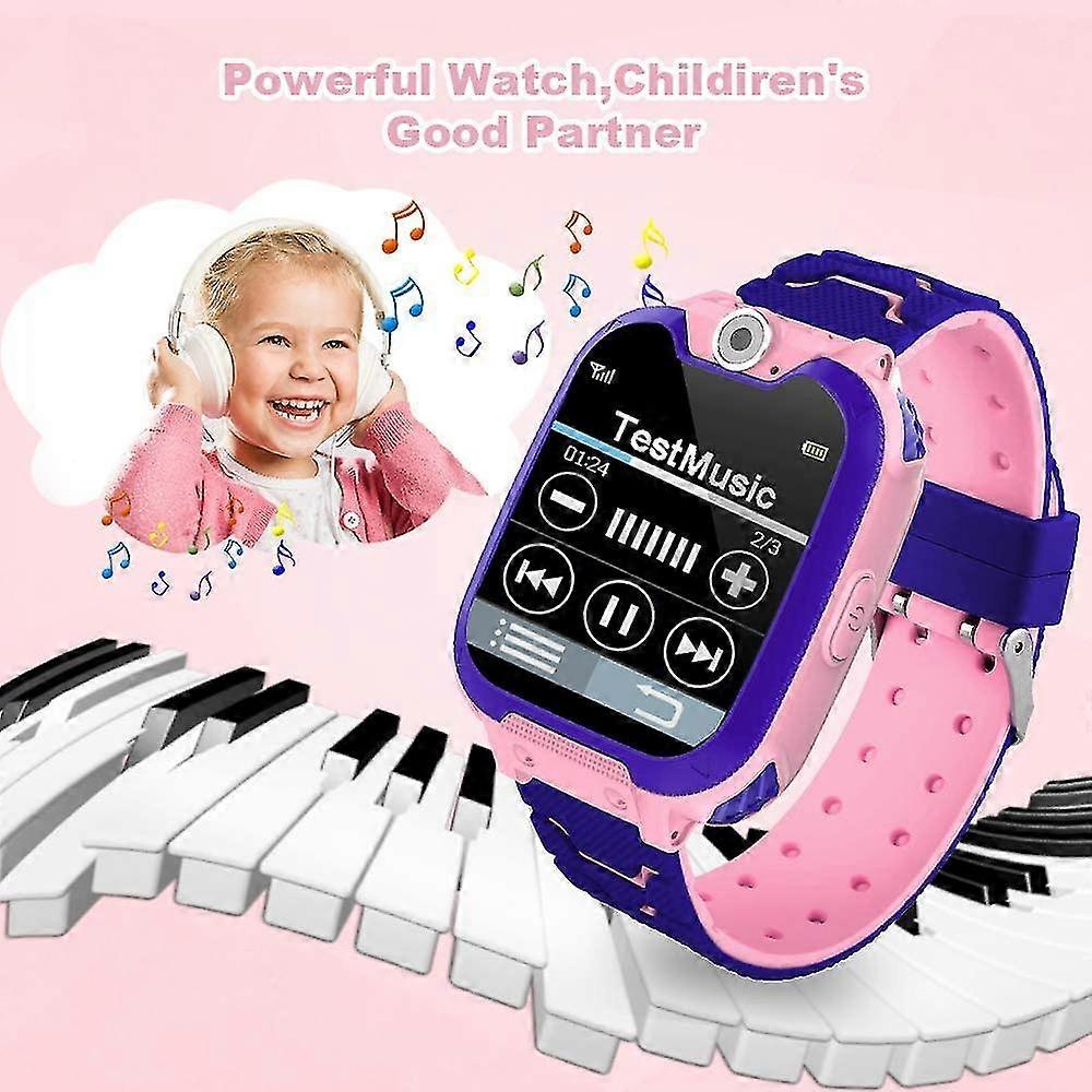 Barn Smart Klocka Telefon Sos För Barn Pekskärm 16 Spel Mp3 Alculator ...