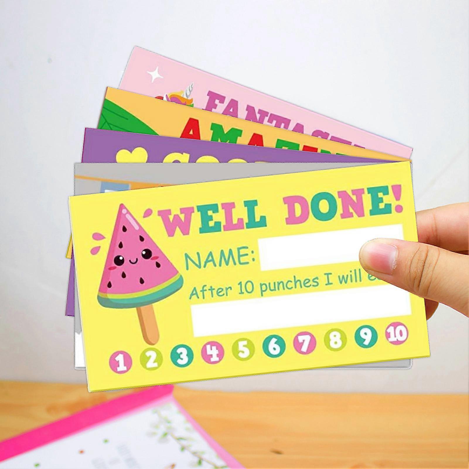 50Pcs Reward Cards Versatile Motivational Supportive Incentive ...