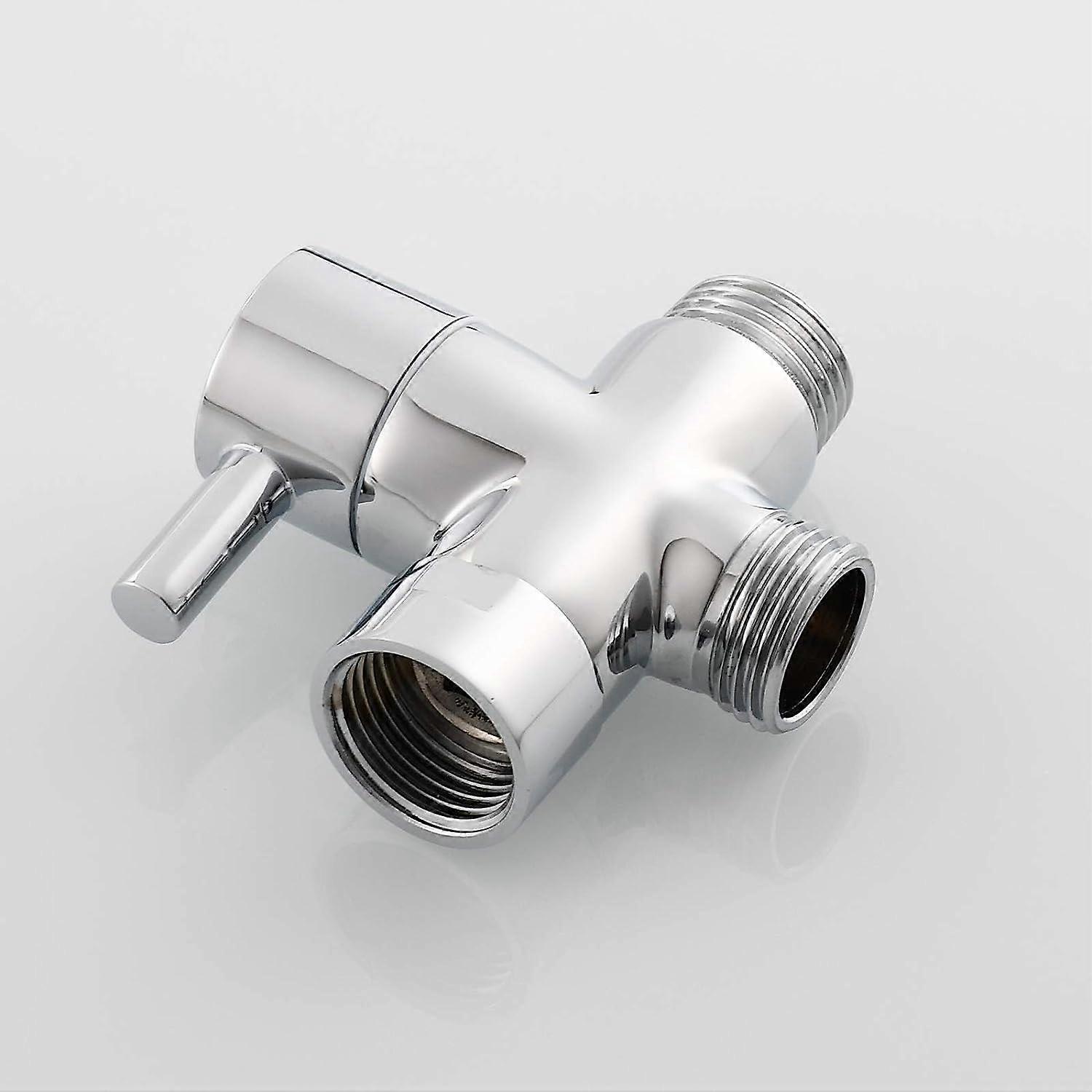 Solid Brass 3-Way Valve G1/2" Hand Shower Shower Components Universal ...