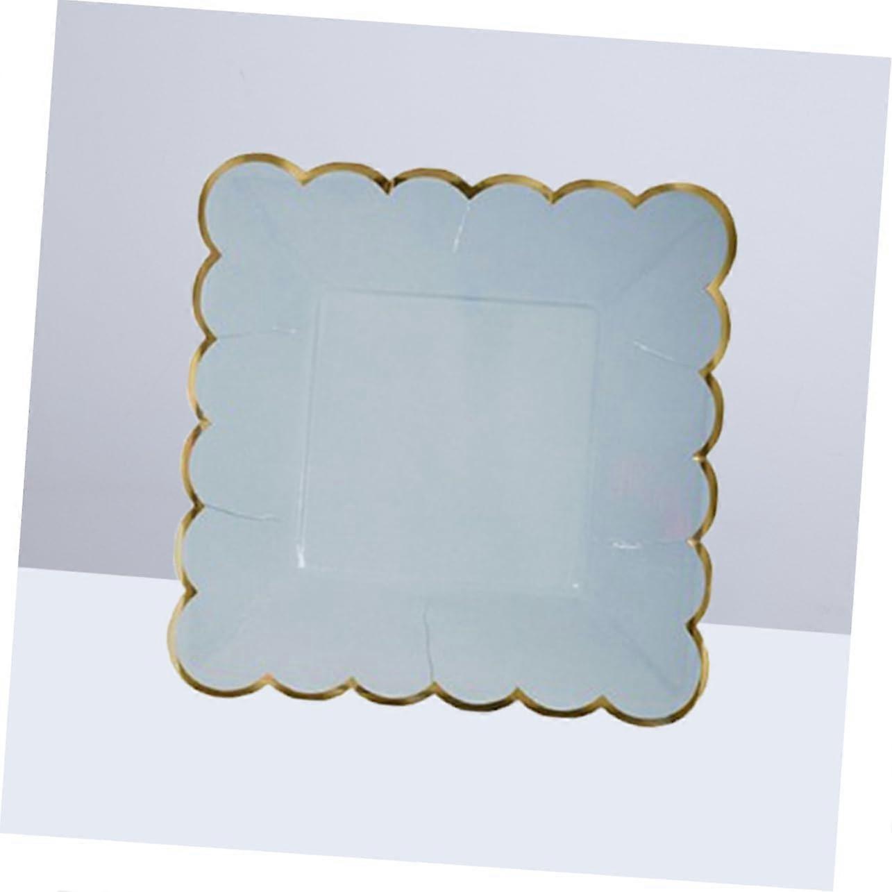 WJ 24 Pieces 9 Paper Cake Plates Disposable Plates Paper Plate Paper ...
