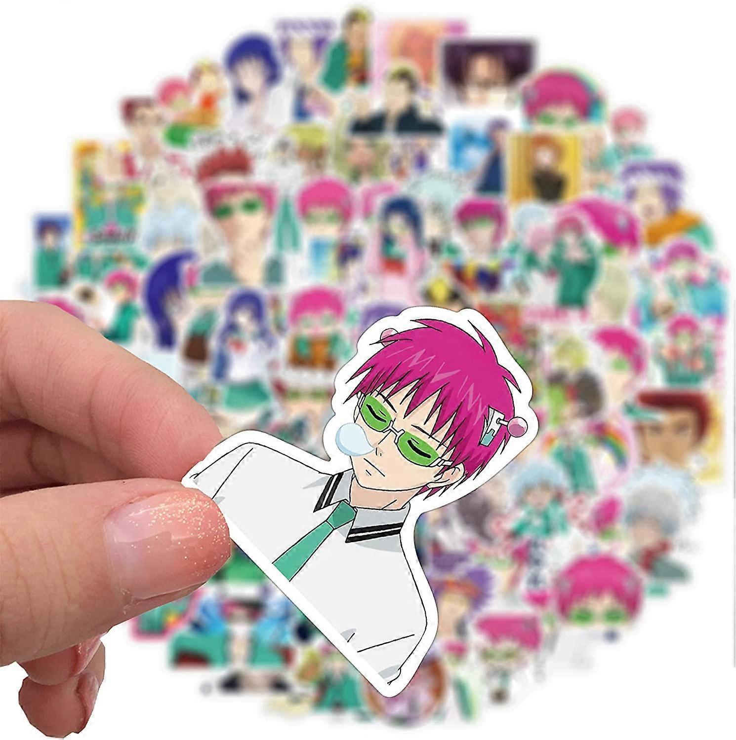 100pcs Saiki K Stickers disastrous Life of saiki k Sticker Pack( Saiki ...