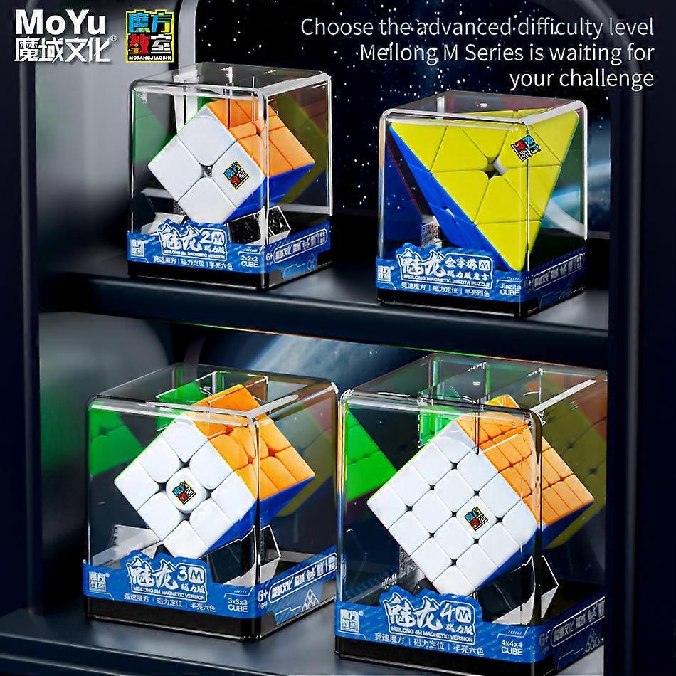 [MoYu MeiLong Magnetic Series] Cube Set of MeiLong 3x3 2x2 4x4 5x5 Pyraminx - Magnetic Twisty ...
