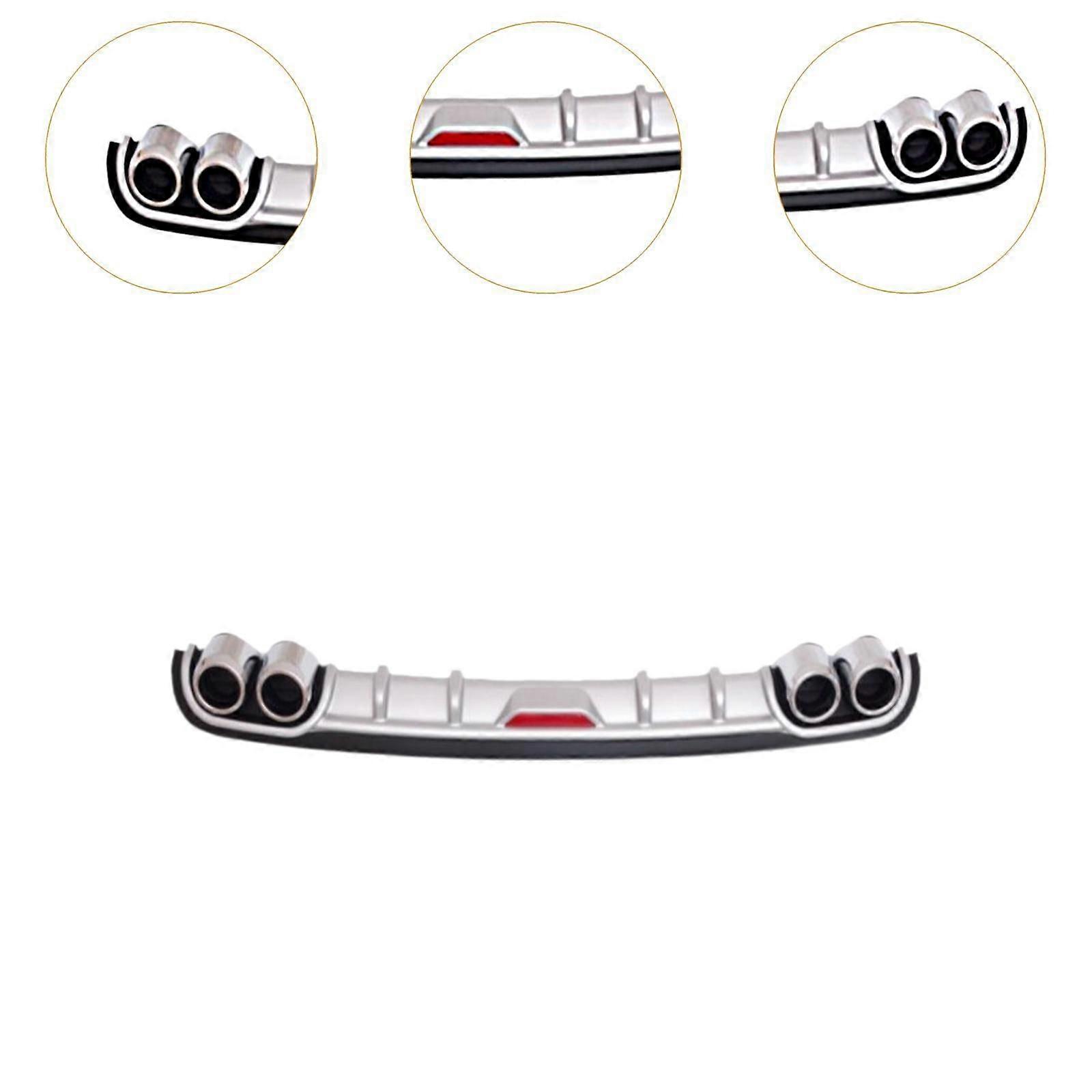 Generic Rear Lower Bumper Spoiler High Performance Rear Lip Diffuser ...