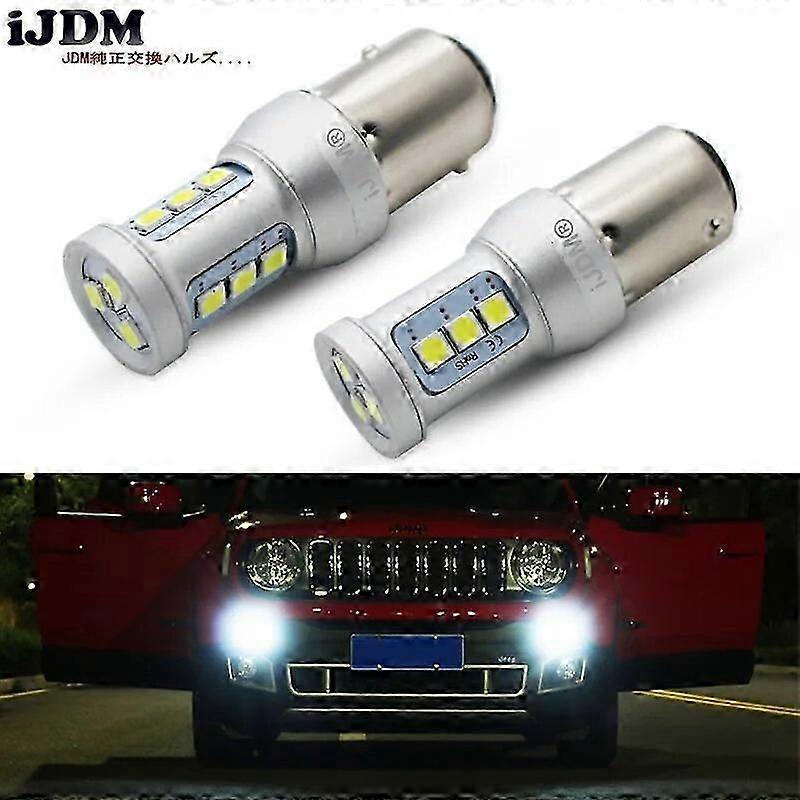 6000K Xenon White CAN-bus LED Daytime Running Light DRL Bulbs For 2015 ...