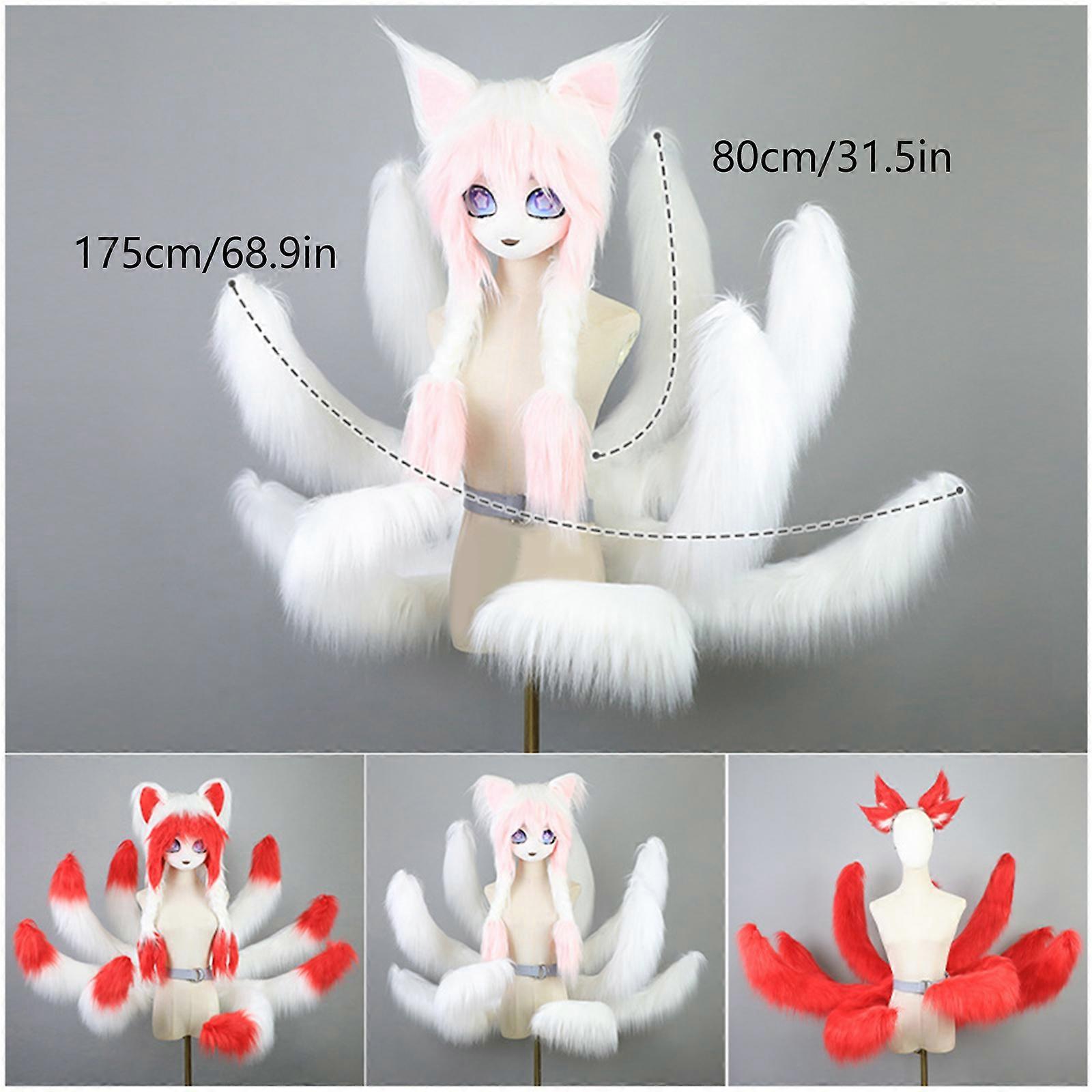 Nine Tailed Foxes Tail Faux Furs Ahri Tail League of Legend Ahri ...