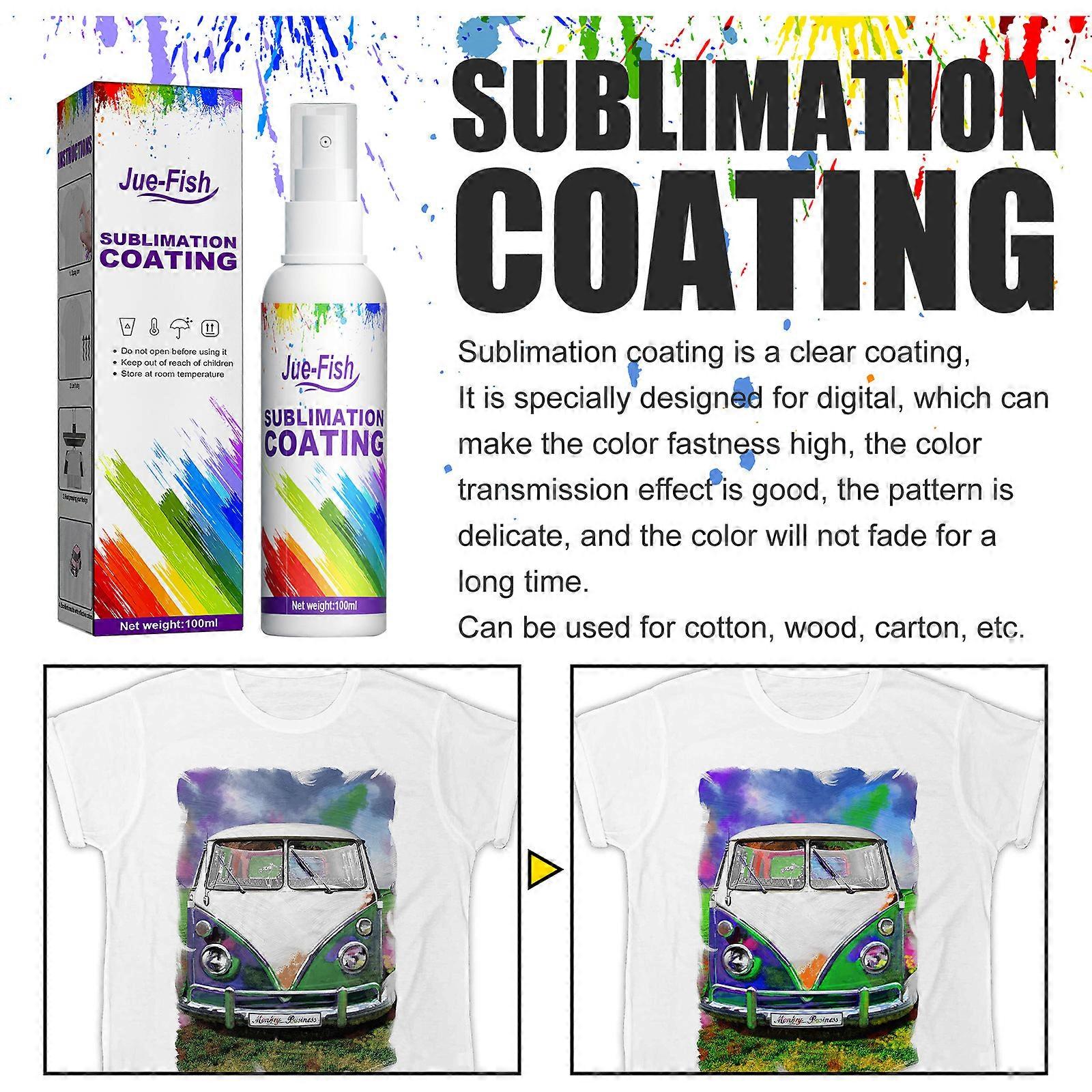 100ml Sublimation-Coating Spray Perfect for Brighter More Vibrant ...