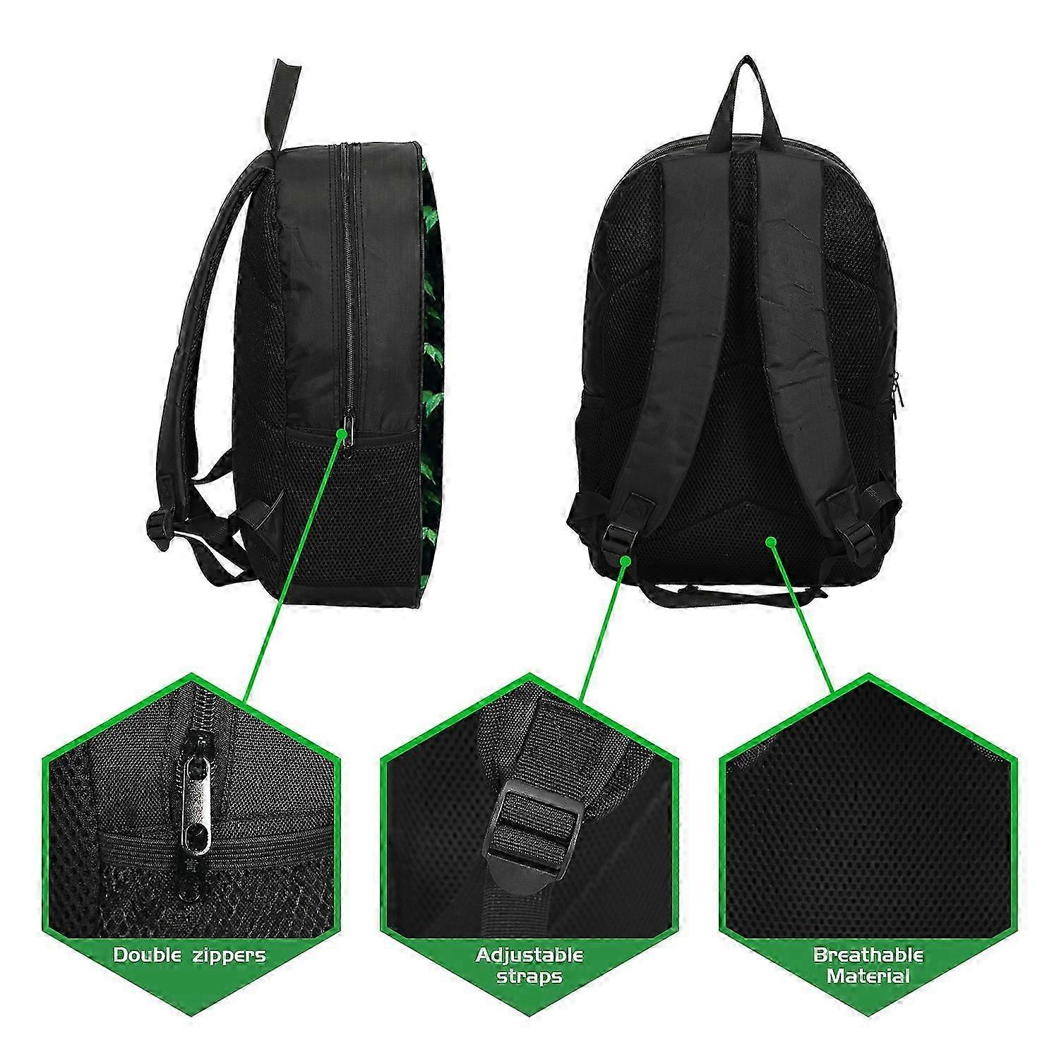 Kpop Demon Hunters Backpack Huntrix K-pop Demon Hunters School Bag ...