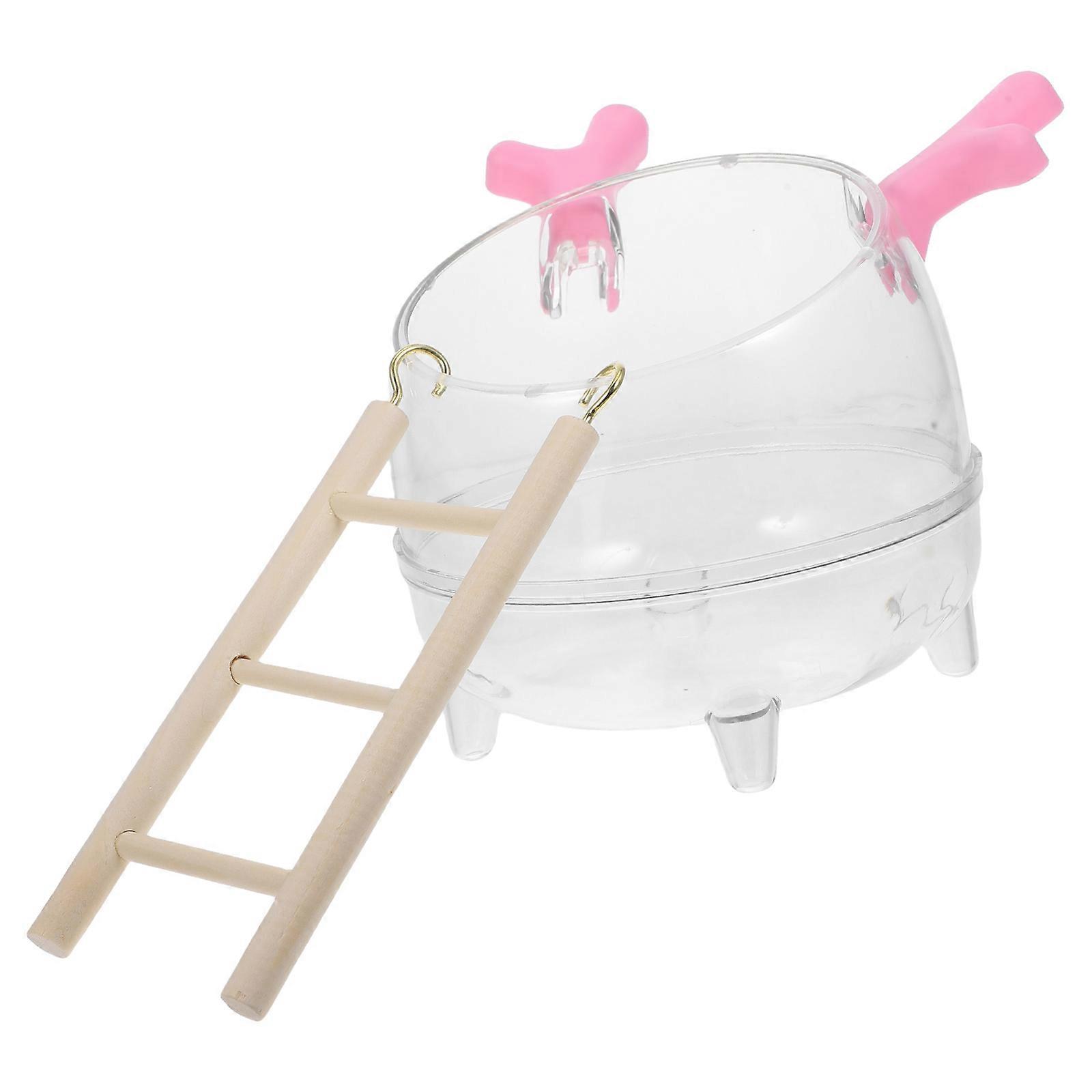 Transparent Hamster Bathtub Bathroom Toilet with Dual Function | Fruugo UK