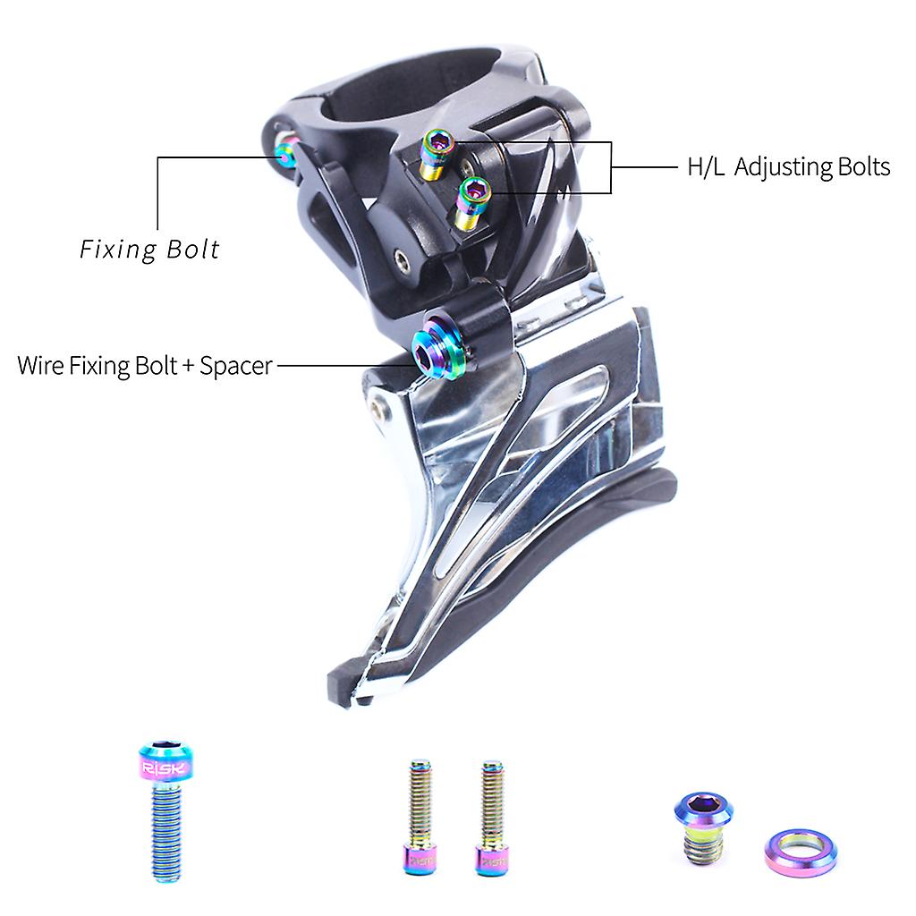 For Titanium Alloy M7000 Xt M8000 Mountain Bicycle Shift Bolts Set Mtb ...