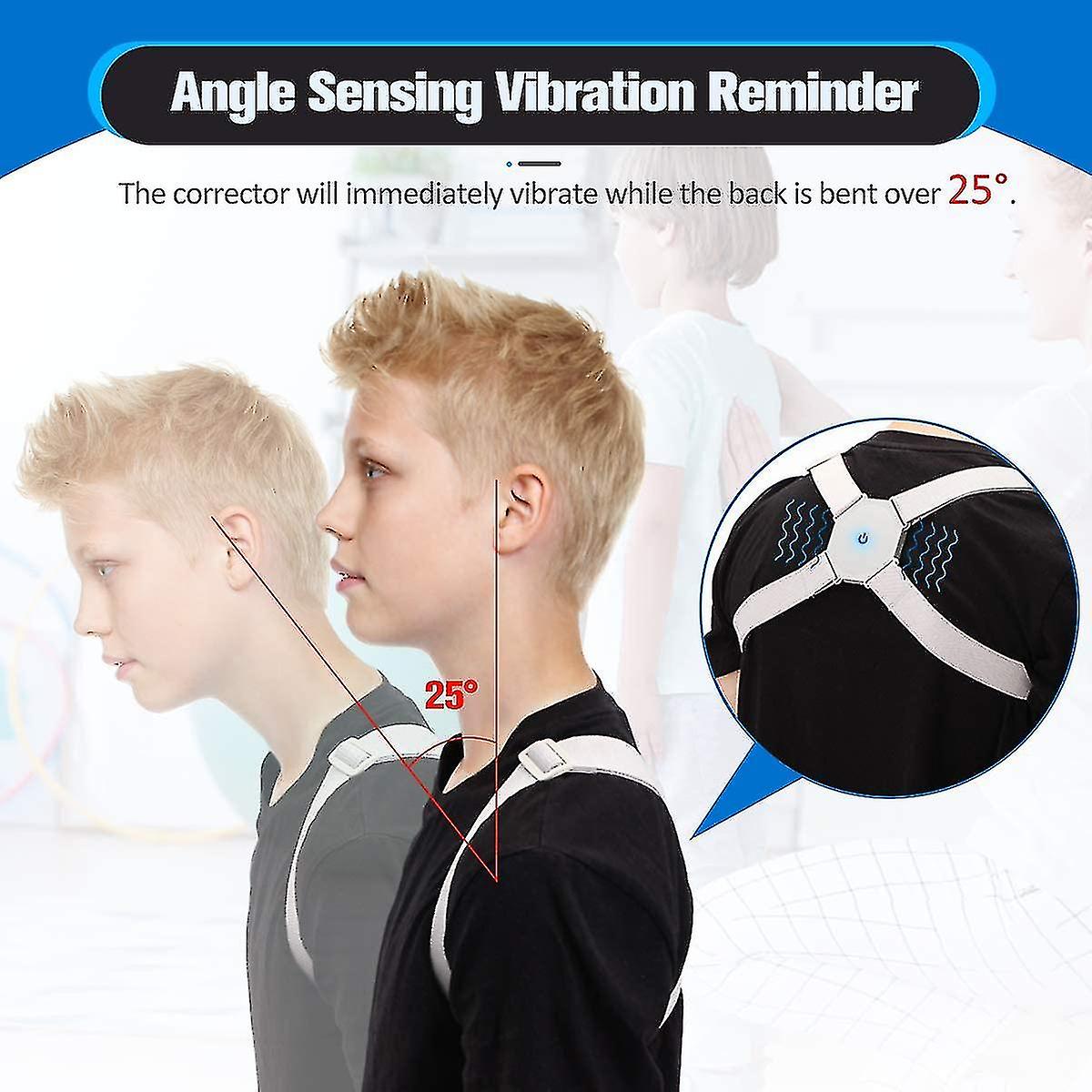 Smart Back Posture Corrector Brace For Adult Teens Kids, Adjustable ...